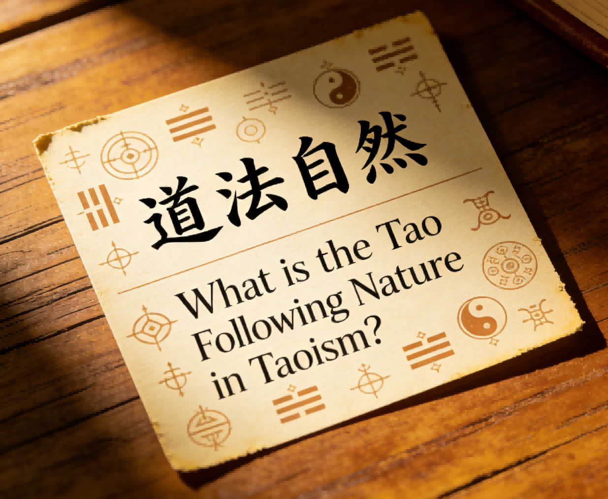What is the Tao Following Nature in Taoism – Laozi’s Law – Longhu ...
